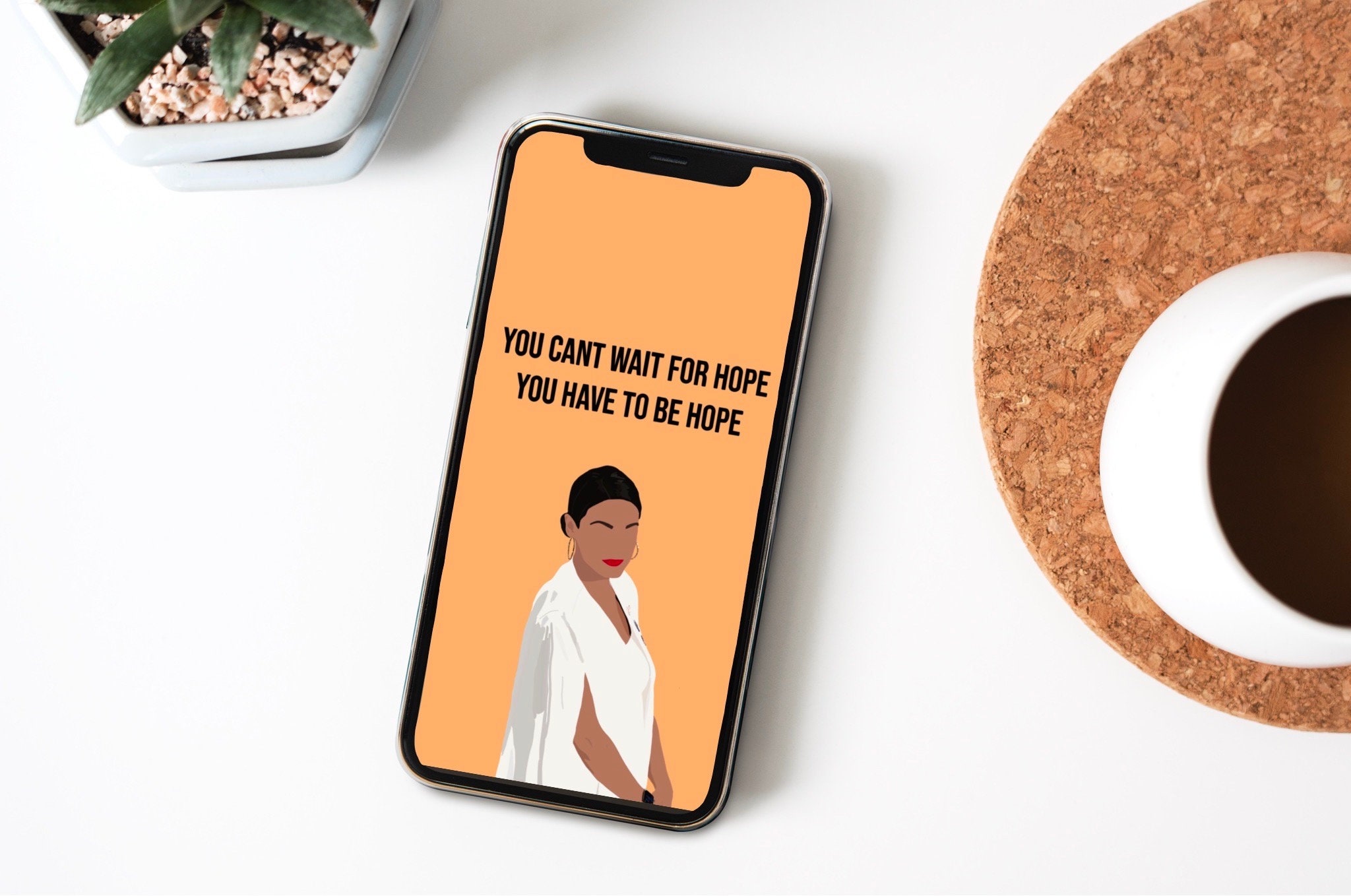 AOC Digital Download You Can't Wait for Hope - Etsy