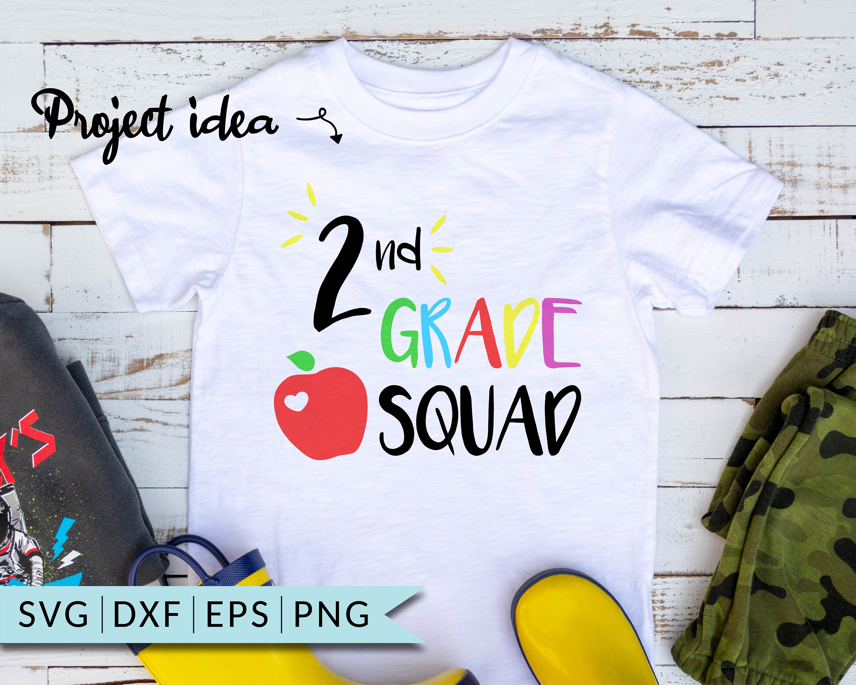 2nd Grade Squad SVG Vector Clipart Back to School File - Etsy