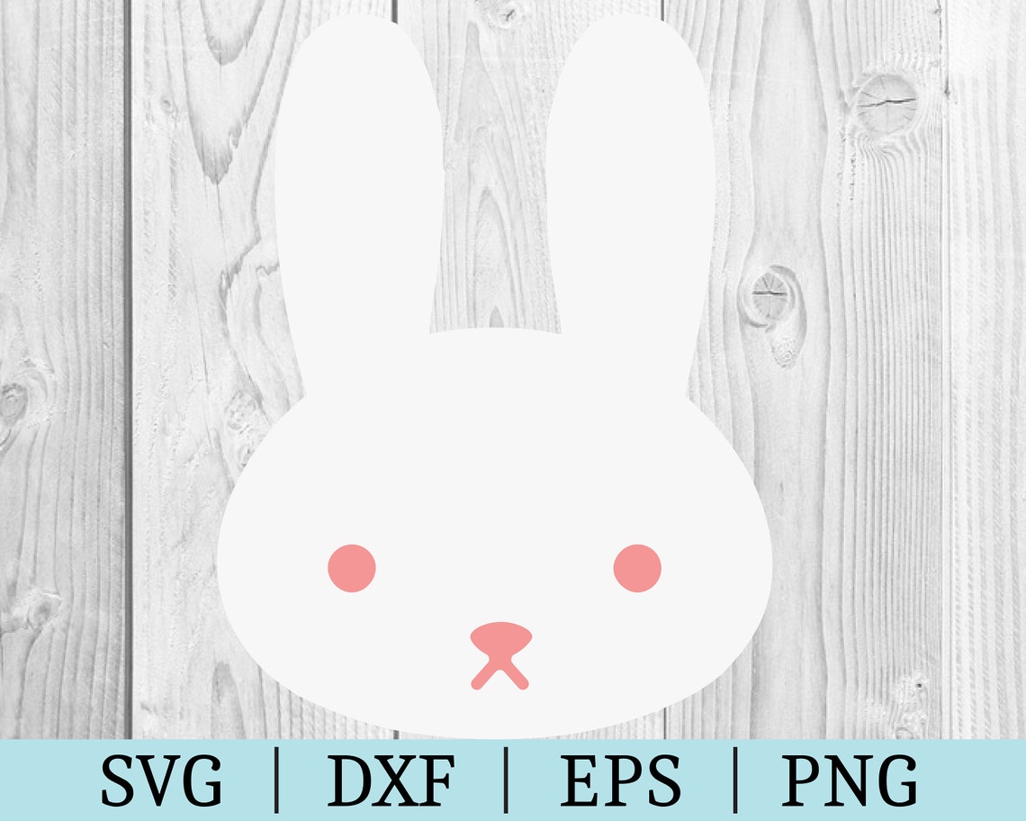 Bunny Head SVG Rabbit Clipart Cut File Easter File Svg - Etsy