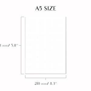 Dot Grid Paper PDF | Printable Planner Pages | A5 | 5mm Dot Grid ...