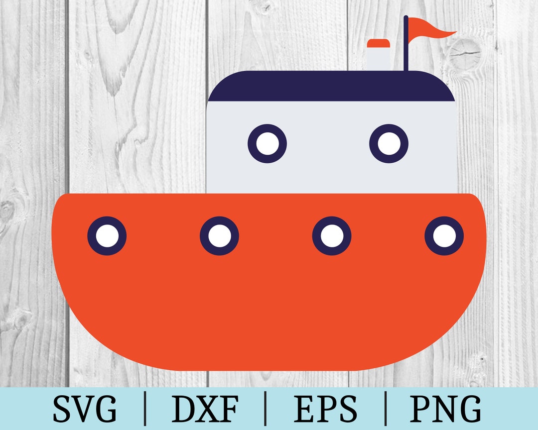 Ship SVG | Vector Clipart | Cut File | Nautical File | Svg Dxf Eps Png ...