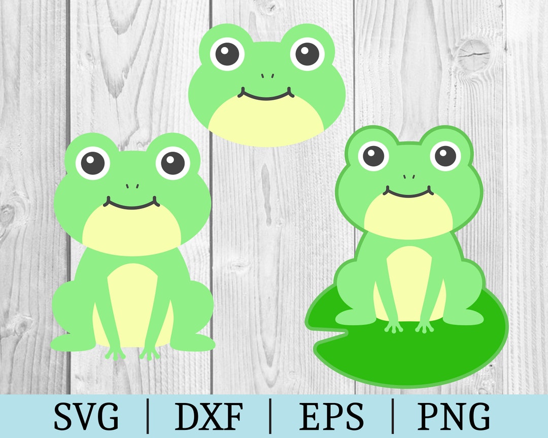 Frog SVG | Vector Clipart | Cut File | Animal File | Svg Dxf Eps Png ...