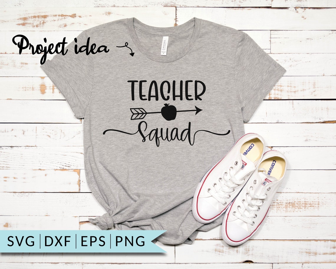 Teacher Squad SVG Vector Clipart Back to School File Svg - Etsy