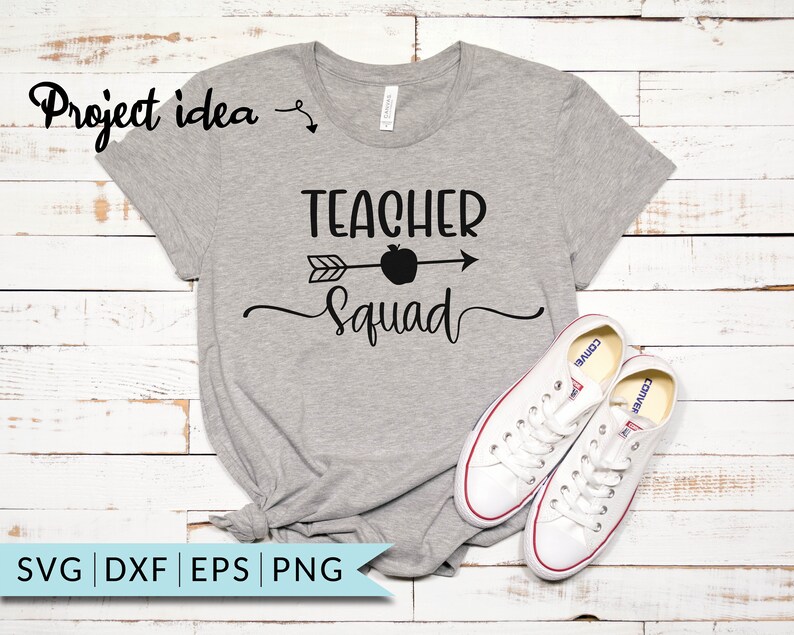 Teacher Squad SVG | Vector Clipart | Back to School File | Svg Dxf Eps ...