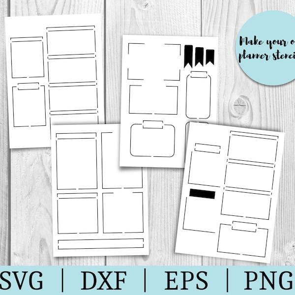 Planner Stencil - Etsy
