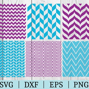Chevron Seamless Pattern Bundle SVG | Chevron Clipart | Cut File Cricut ...