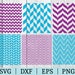 Chevron Seamless Pattern Bundle SVG | Chevron Clipart | Cut File Cricut ...