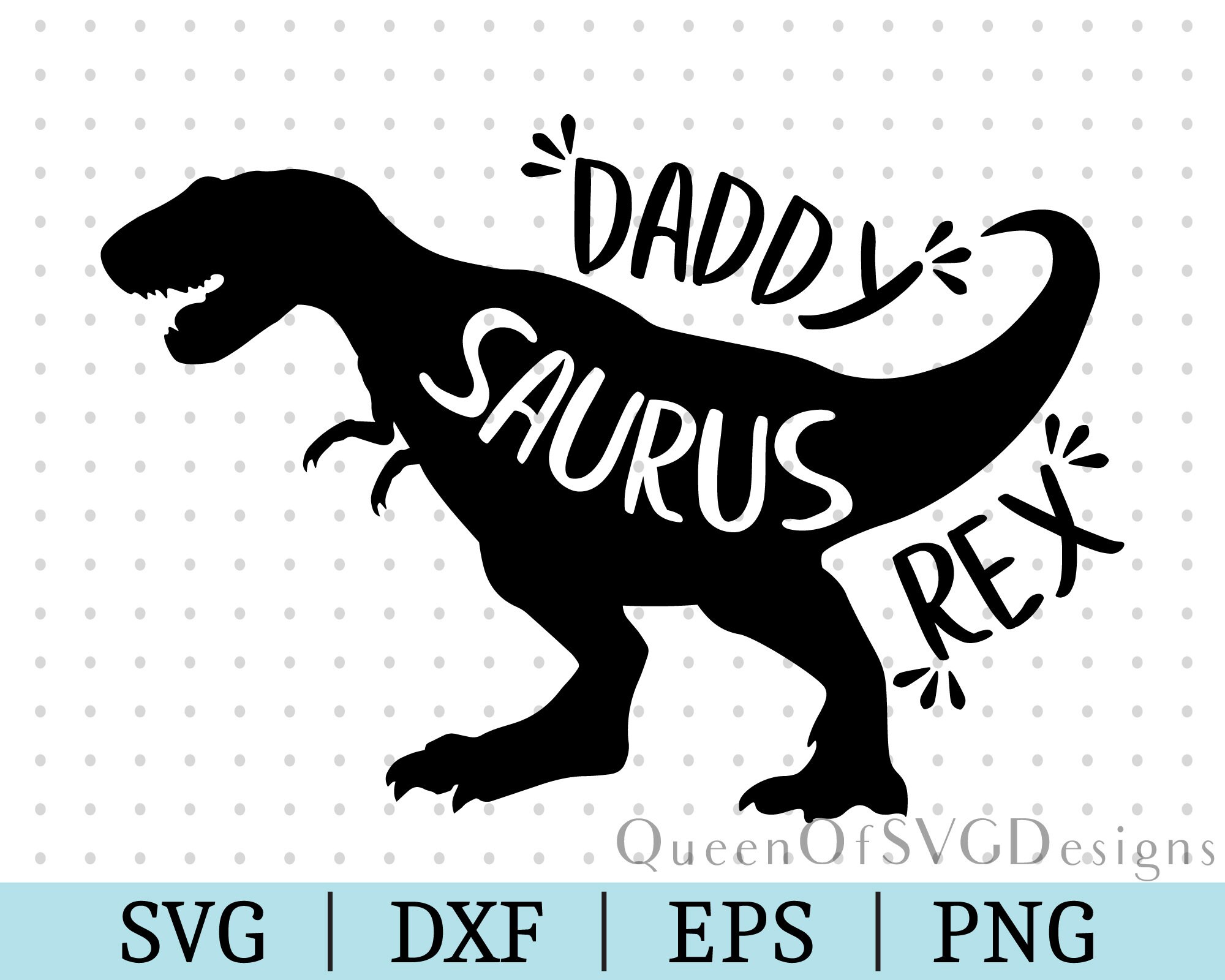 Daddy Saurus Rex SVG Vector Clipart Cut File New Dad - Etsy Finland