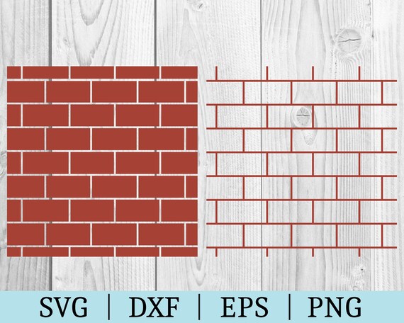 Brick Seamless Pattern Bundle SVG Vector Clipart Cut File | Etsy
