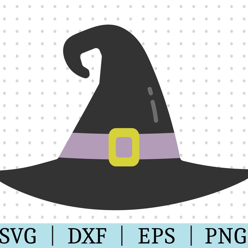 Witch Hat Svg - Etsy
