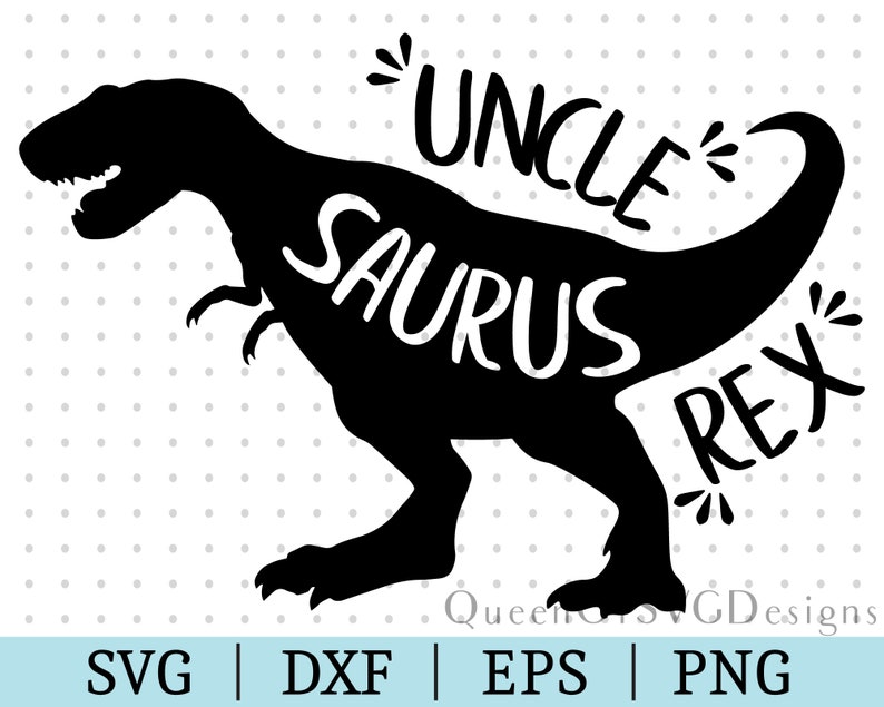Uncle Saurus Rex SVG Vector Clipart Cut File T Rex File - Etsy