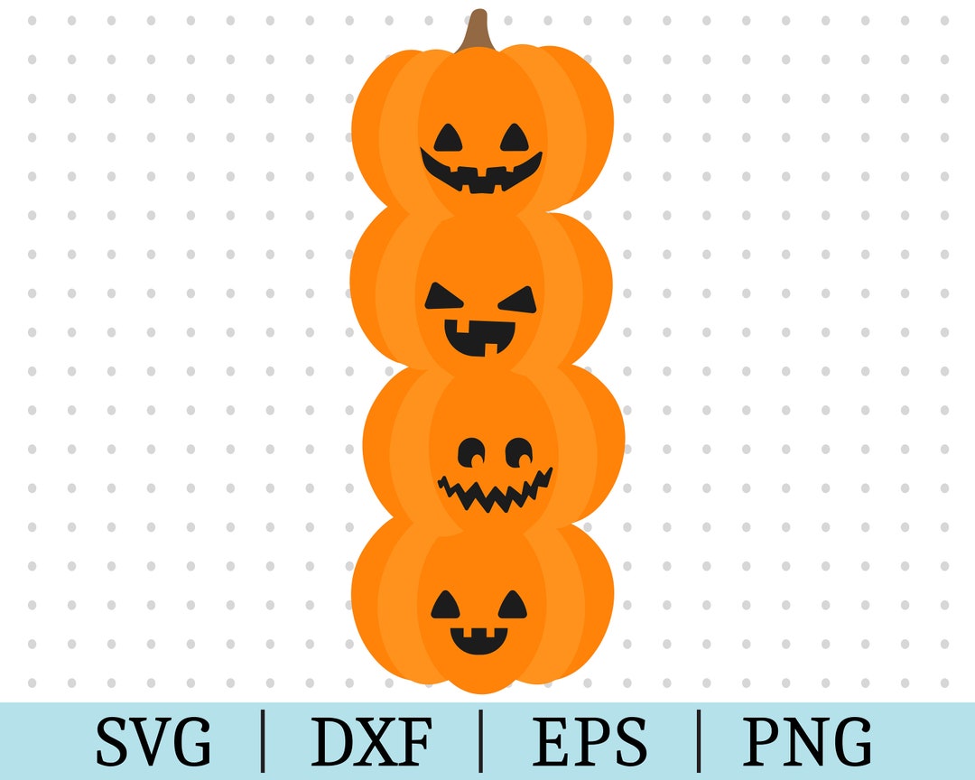 Jack O Lanterns SVG | Vector Clipart | Fall Cut File | Halloween File ...