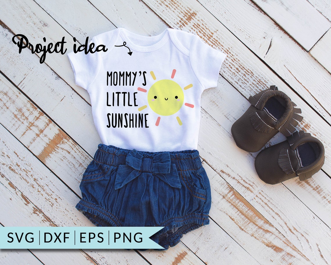 Mommy's Little Sunshine SVG | Clipart | Cut File Cricut | Baby Kids ...