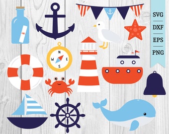 Nautical Bunting SVG | Vector Clipart | Cut File | Maritime File | Svg ...