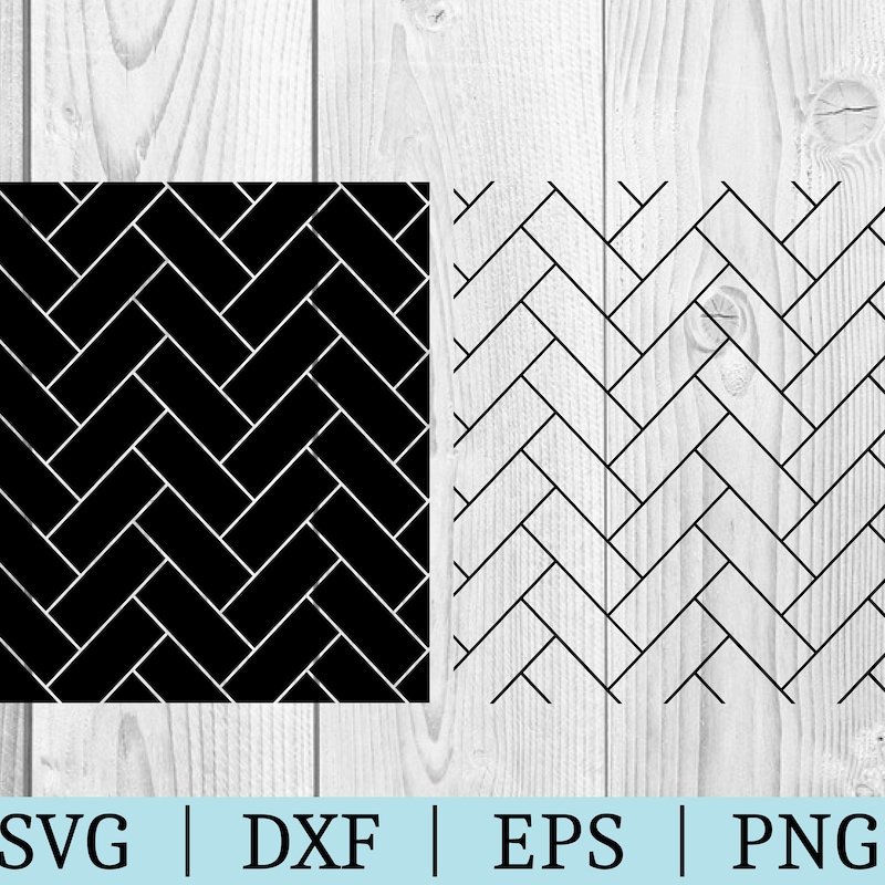 Herringbone Stencil - Etsy