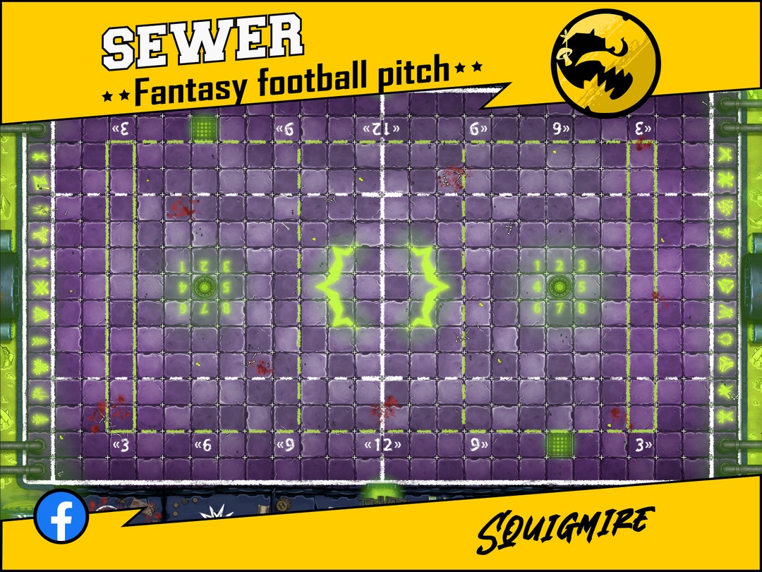 SEWER Pitch, Blood Bowl Compatible Game Mat by Squigmire - Etsy