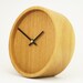 Table Clock Cylinder Large Oak - Etsy