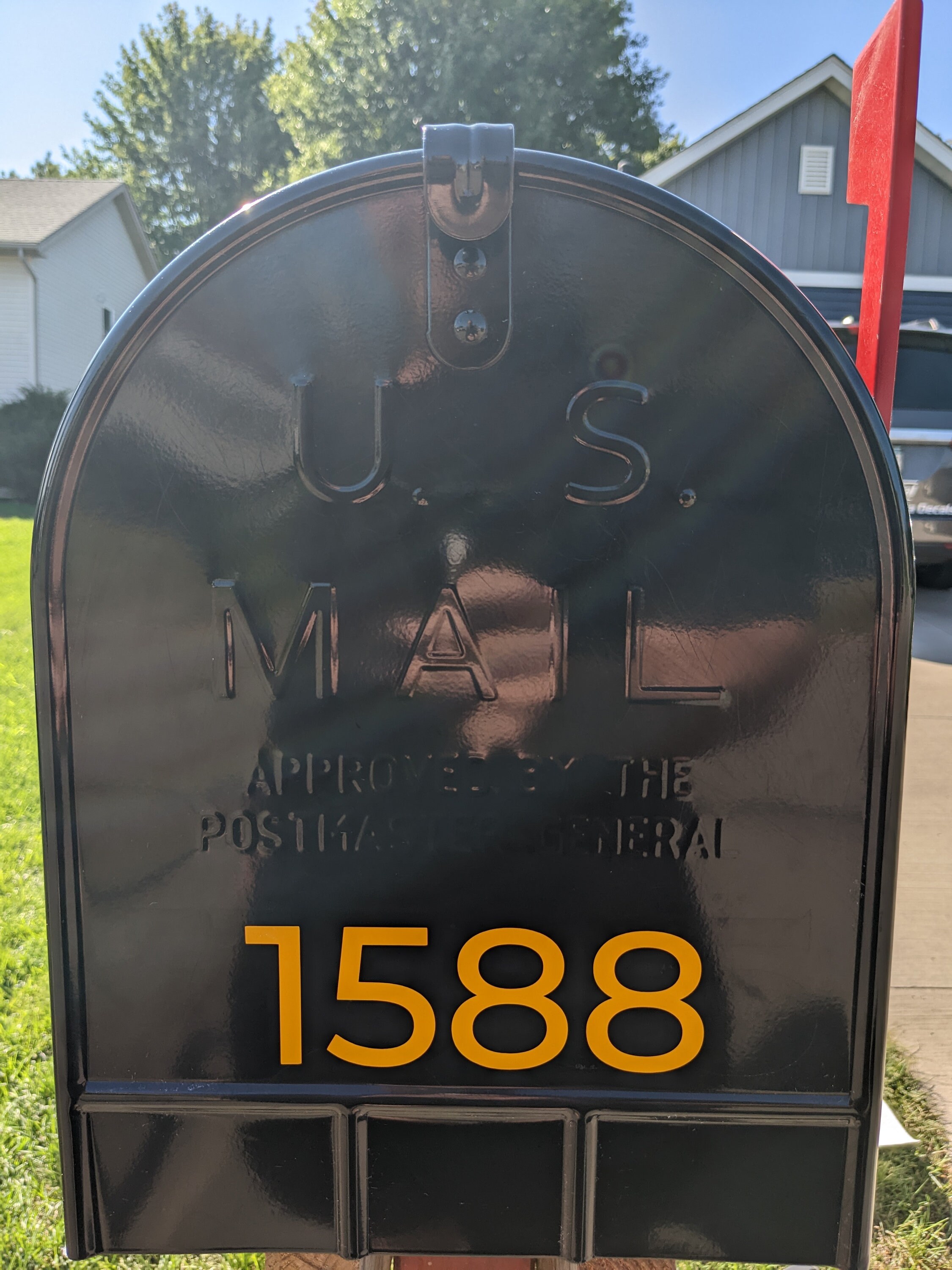 Mailbox Numbers |address Numbers | Mailbox Number Stickers | Custom ...