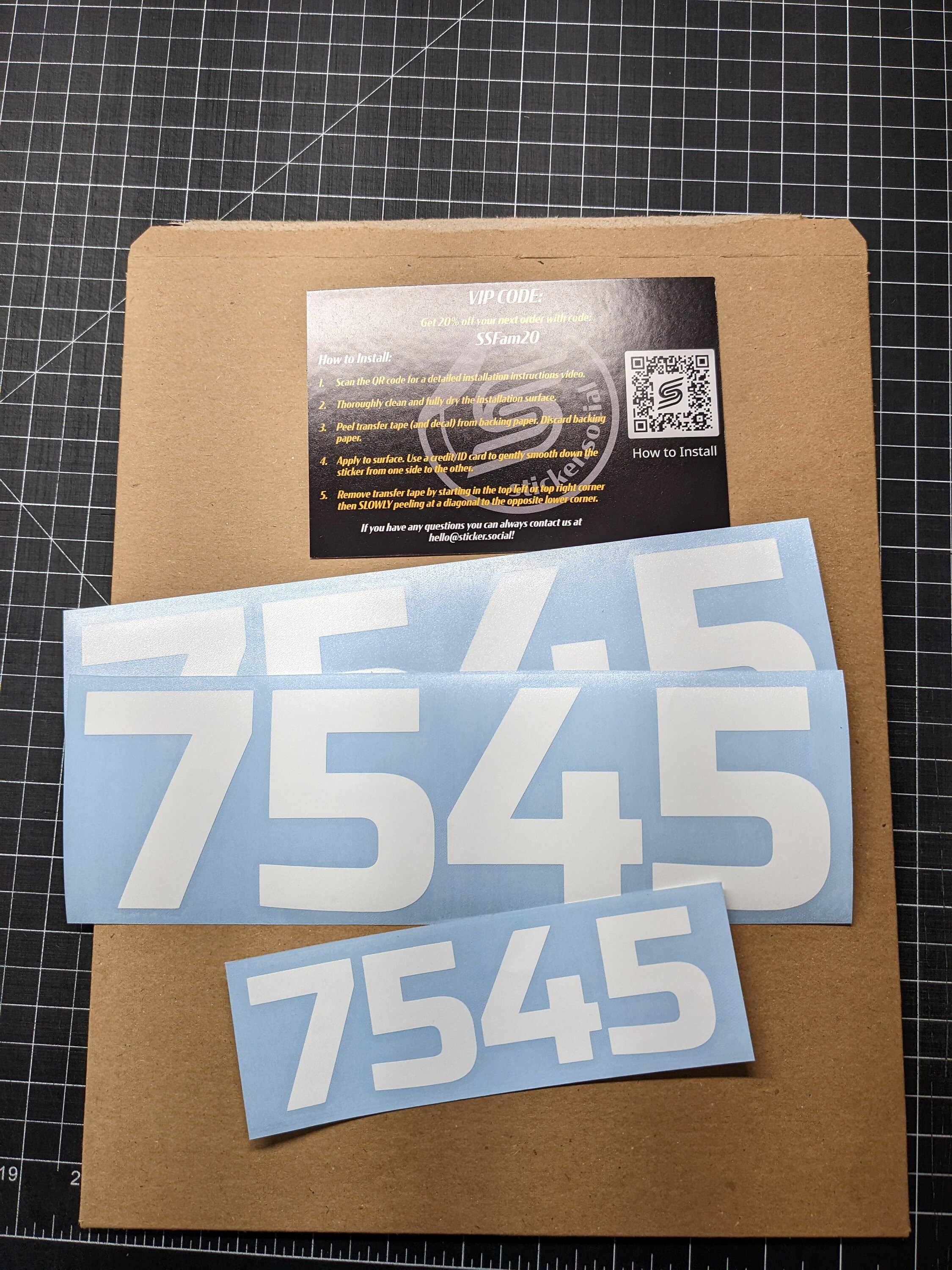 Mailbox Numbers |address Numbers | Mailbox Number Stickers | Custom ...