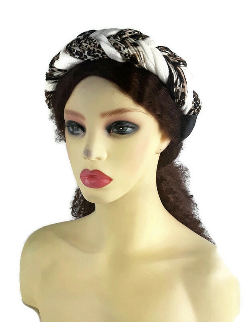 Braided Head Wrap Twist Leopard Turban Hair Headband for - Etsy