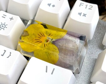 Backspace 2u OEM Profile Handmade Resin Keycap With Real - Etsy
