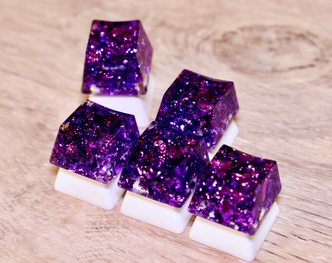 5PCS Keycaps Set for Mechanical Keyboard | Handmade Resin Keycaps ...
