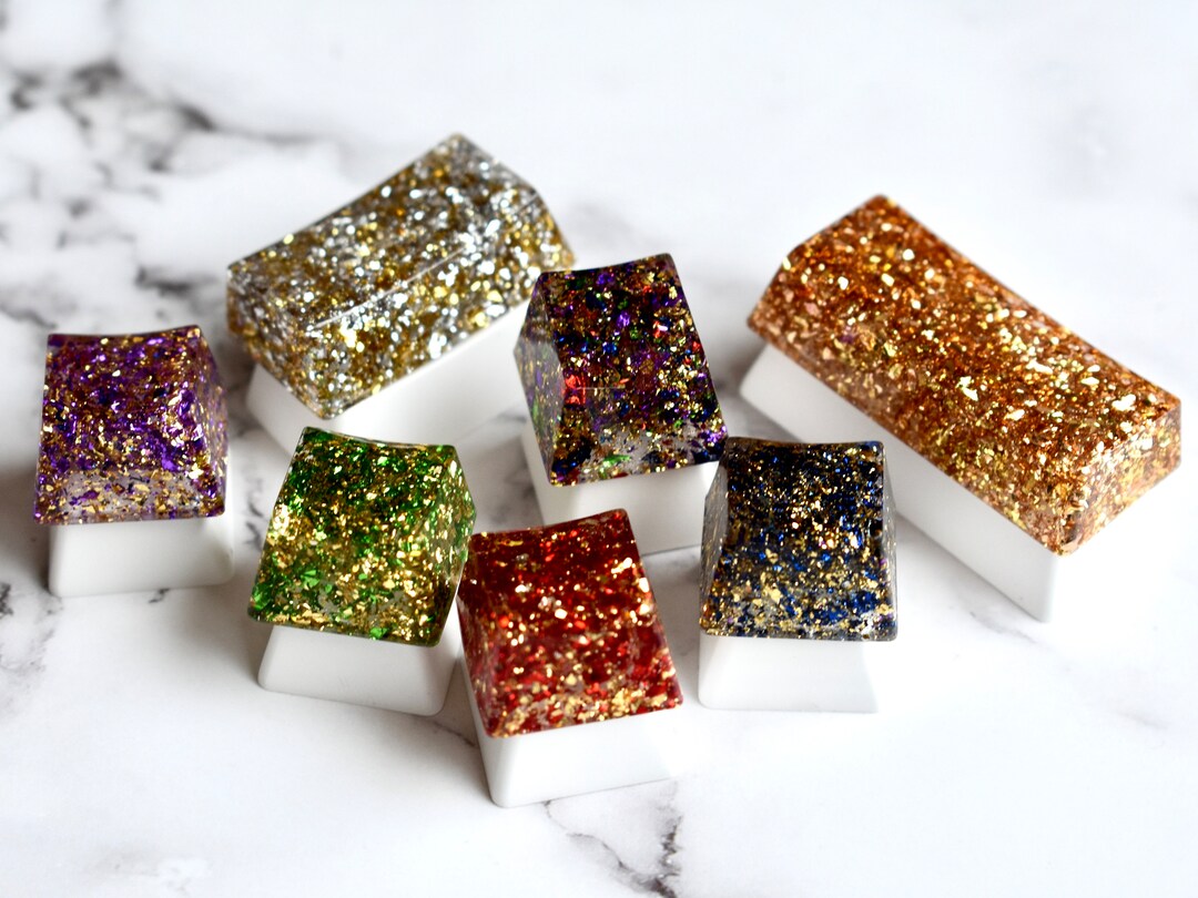 7PCS Resin Keycaps Set for Mechanical Keyboard With Multicolor ...