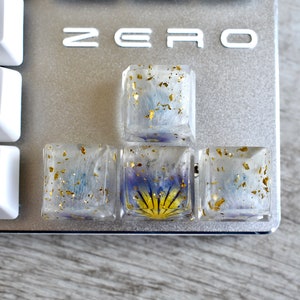 5PCS Floral Keycaps Set for Mechanical Keyboards for Arrow and Esc Keys ...