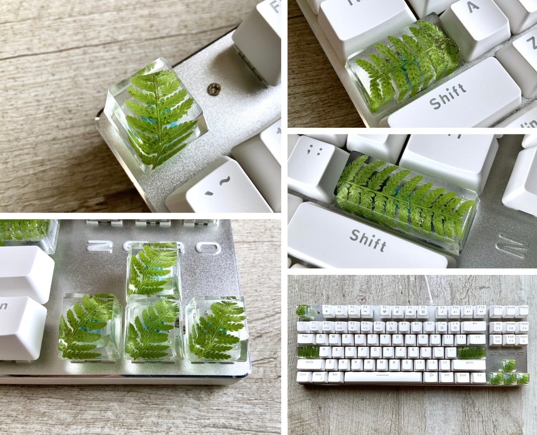 X7pcs Plant Keycaps Set for Mechanical Keyboard Handmade - Etsy