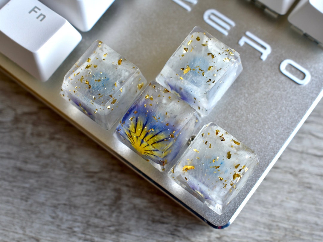 5PCS Floral Keycaps Set for Mechanical Keyboards for Arrow and Esc Keys ...
