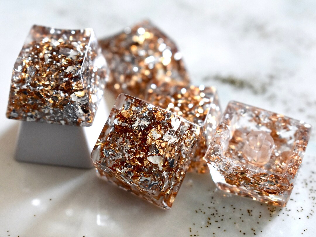 5PCS Keycaps Set for Mechanical Keyboard | Handmade Resin Keycaps ...