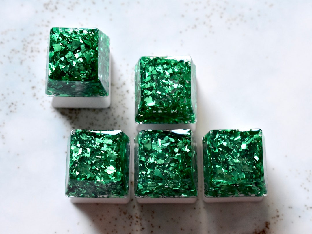 5PCS Keycaps Set for Mechanical Keyboard | Handmade Resin Keycaps ...