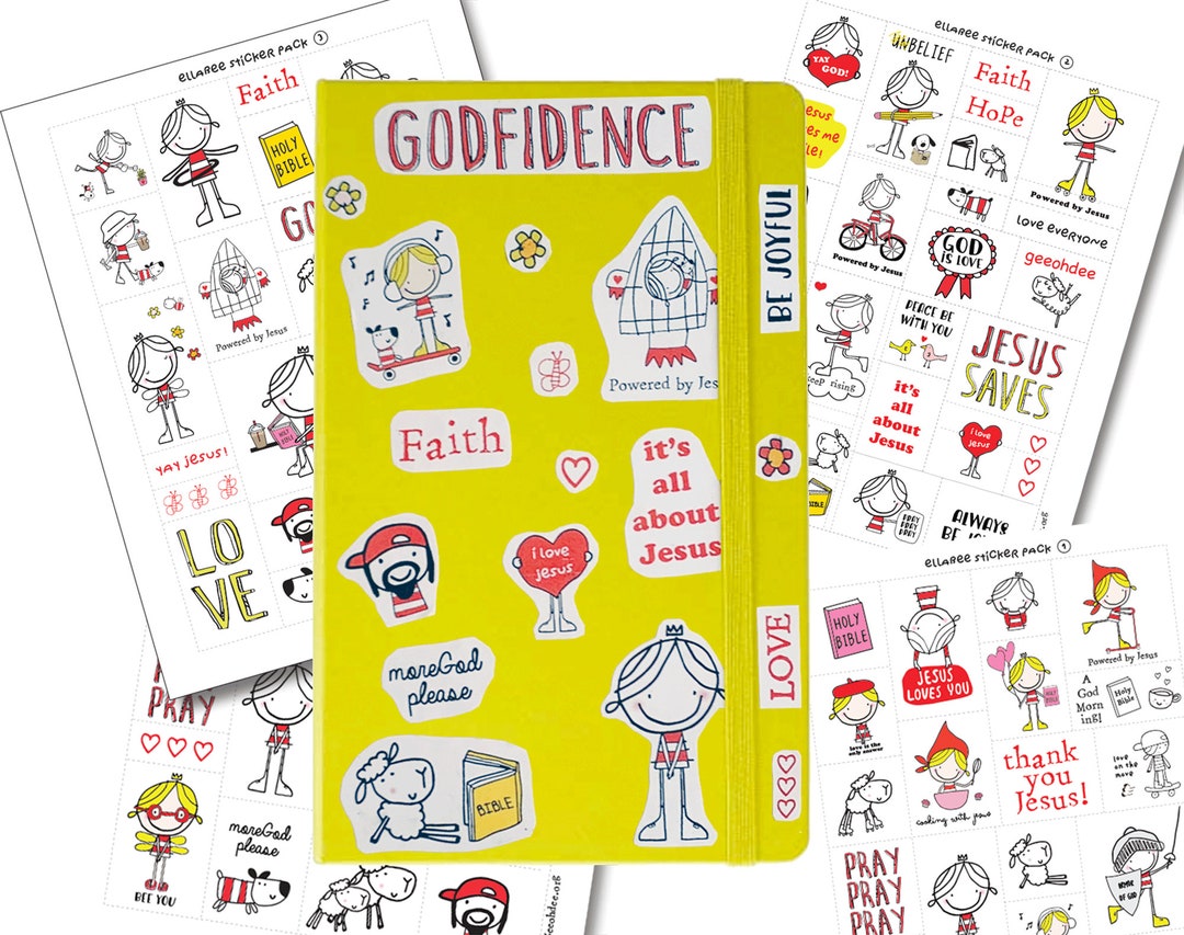 Printable Christian Stickers Planner Stickers Journal Stickers Bible ...