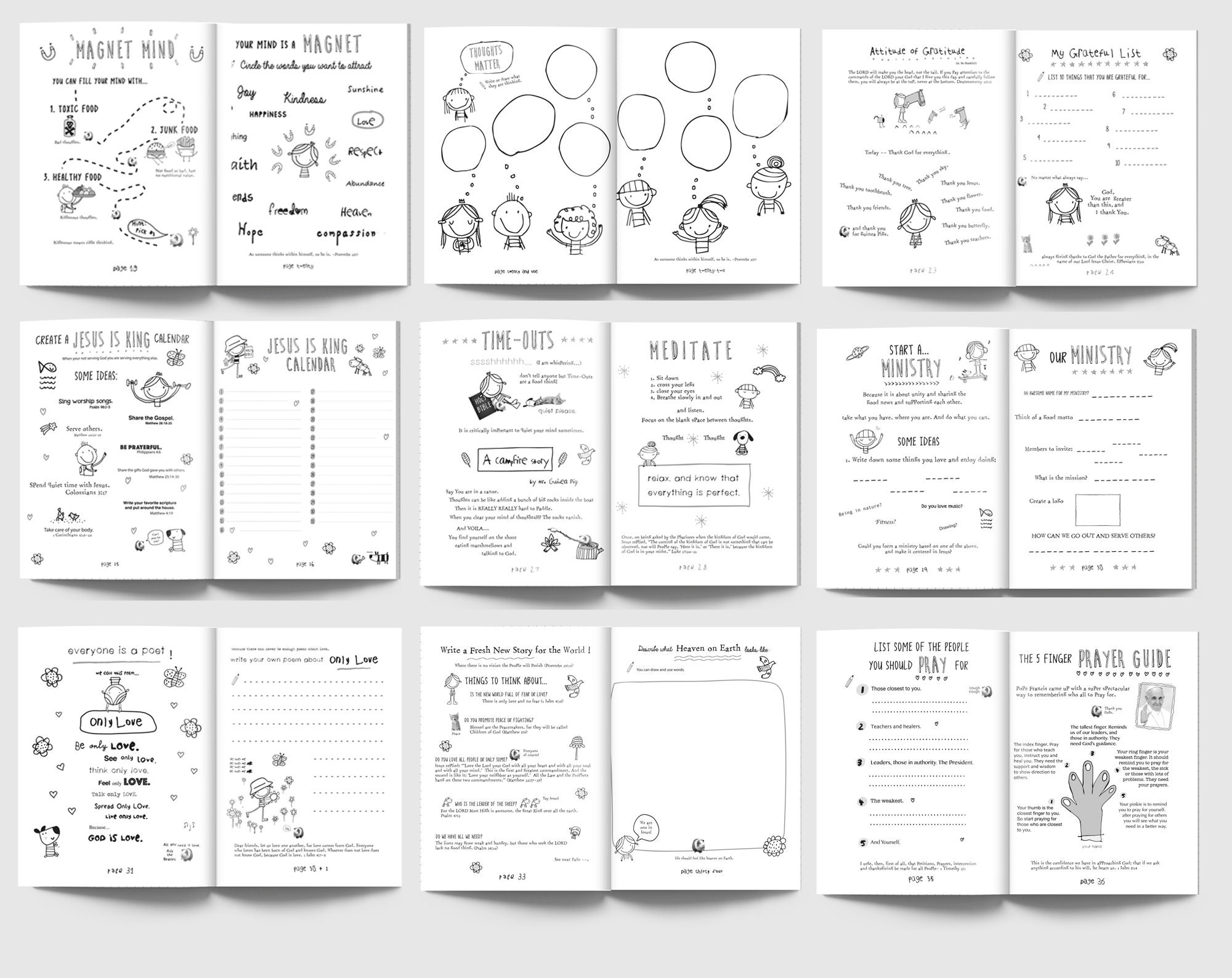 Christian Activity Book PRINTABLE Instant Download - Etsy