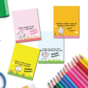 Easter Scripture Treat Bag Toppers, Printable Christian Toppers, Goodie ...