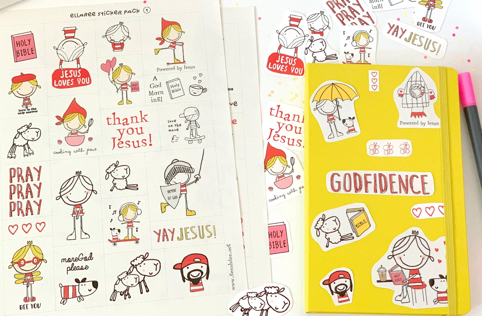 Printable Christian Stickers Planner Stickers Journal Stickers Bible ...