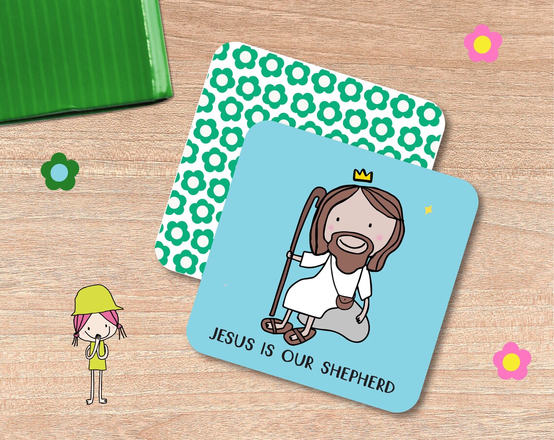 Christian Memory Game Printable Instant Download Jesus Flash Cards ...