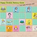 Christian Memory Game Printable Instant Download Jesus Flash Cards ...