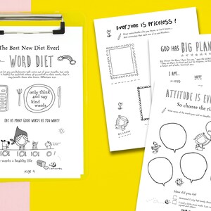 Christian Activity Book PRINTABLE Instant Download - Etsy