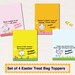 Easter Scripture Treat Bag Toppers, Printable Christian Toppers, Goodie ...