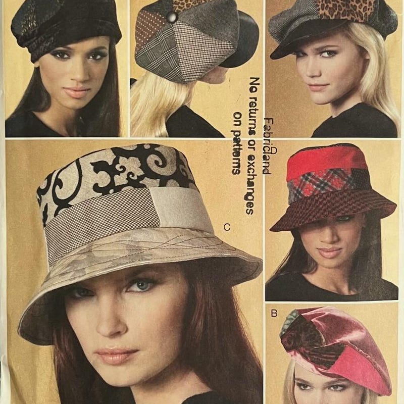 Vogue Hat Pattern - Etsy
