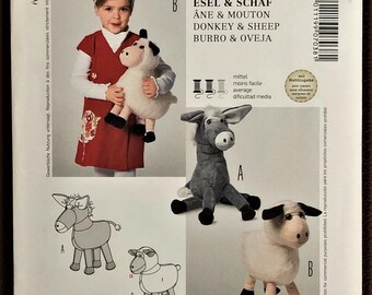 Stuffed Donkey Sewing Pattern - Etsy