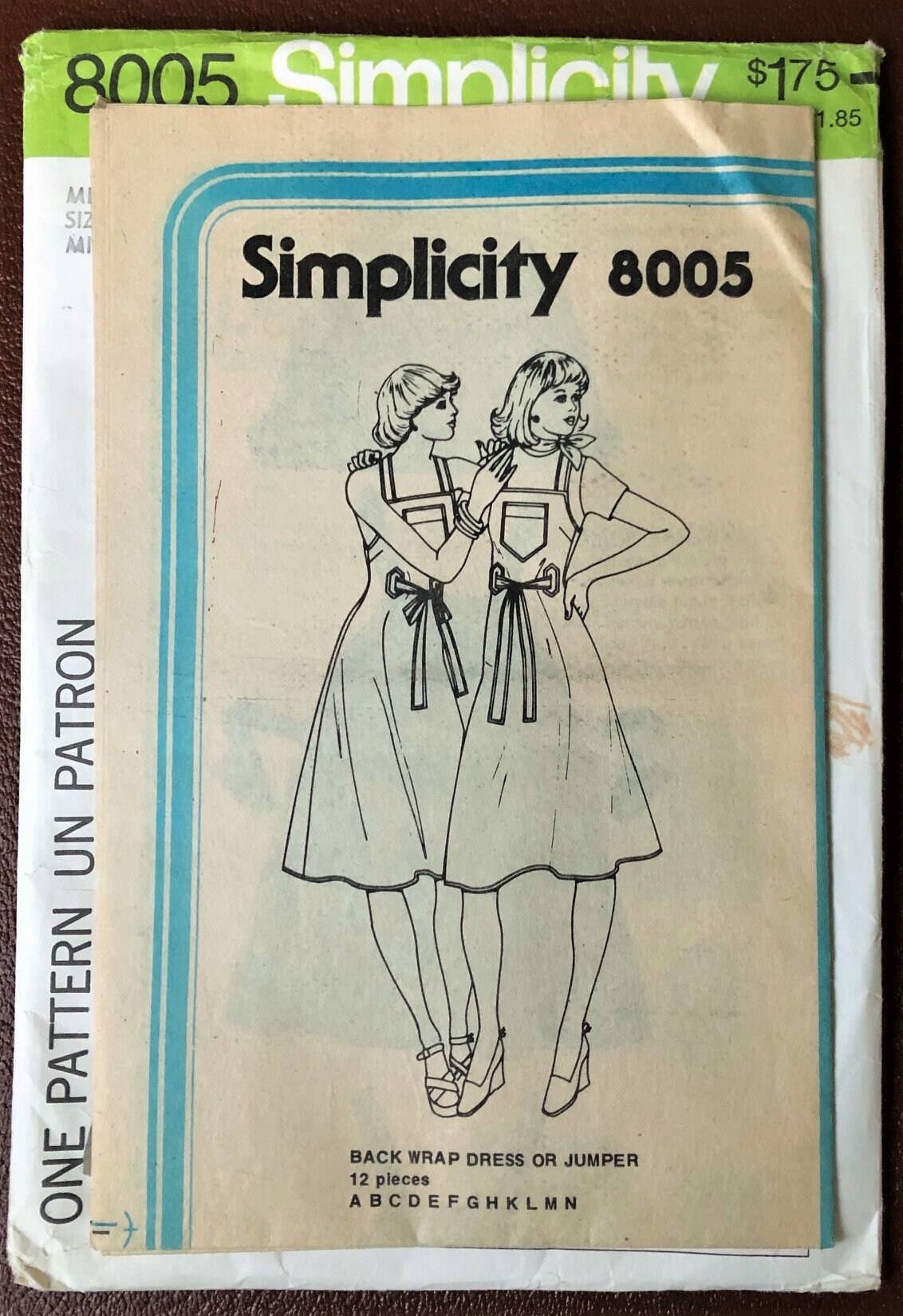 Craft Supplies & Tools Sewing & Needlecraft Simplicity 7920 1977 Misses ...