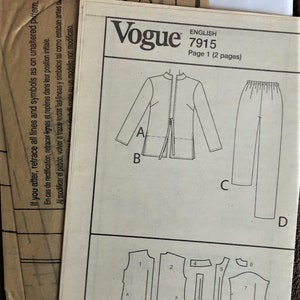 Casual, Easy-to-wear, Jacket With Side Slits and Pants in Two Lengths ...