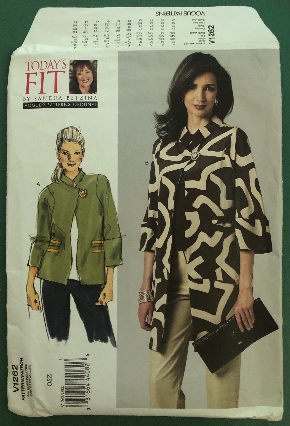 Chic Designer Jacket in Two Lengths by Sandra Betzina Sewing - Etsy
