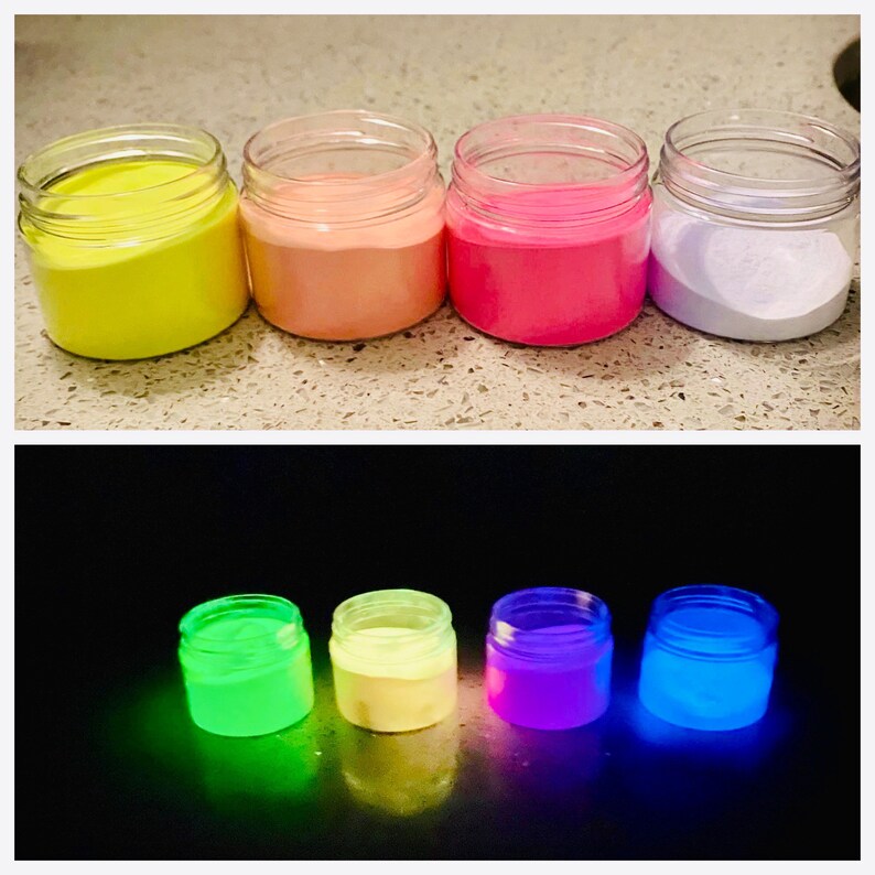 Colored Glow Powders Luminescent Powder - Etsy.de