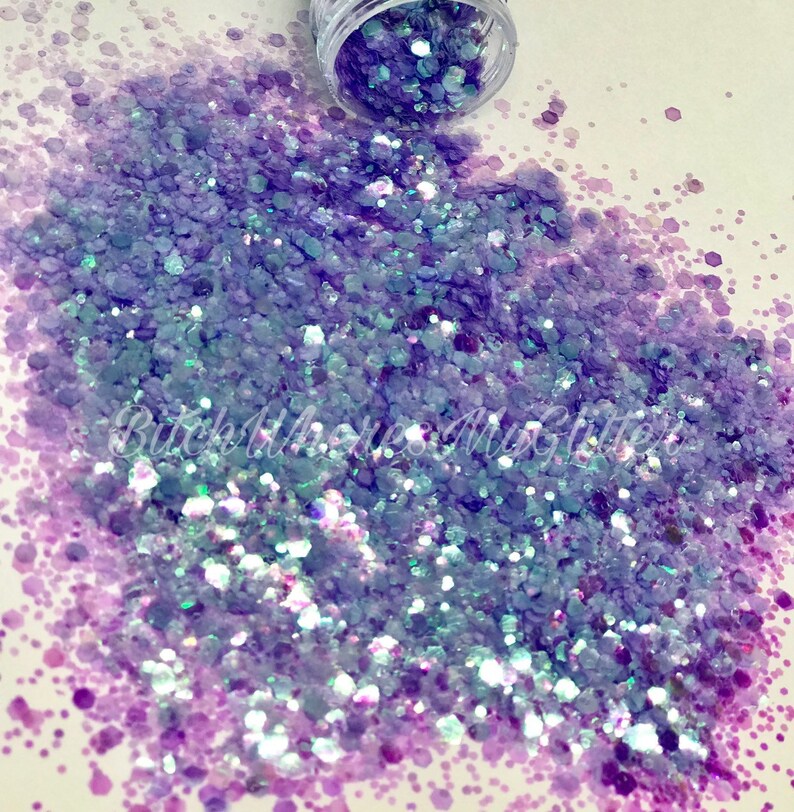 Chunky Mix Glitter-color Shifting mermaid Scales | Etsy