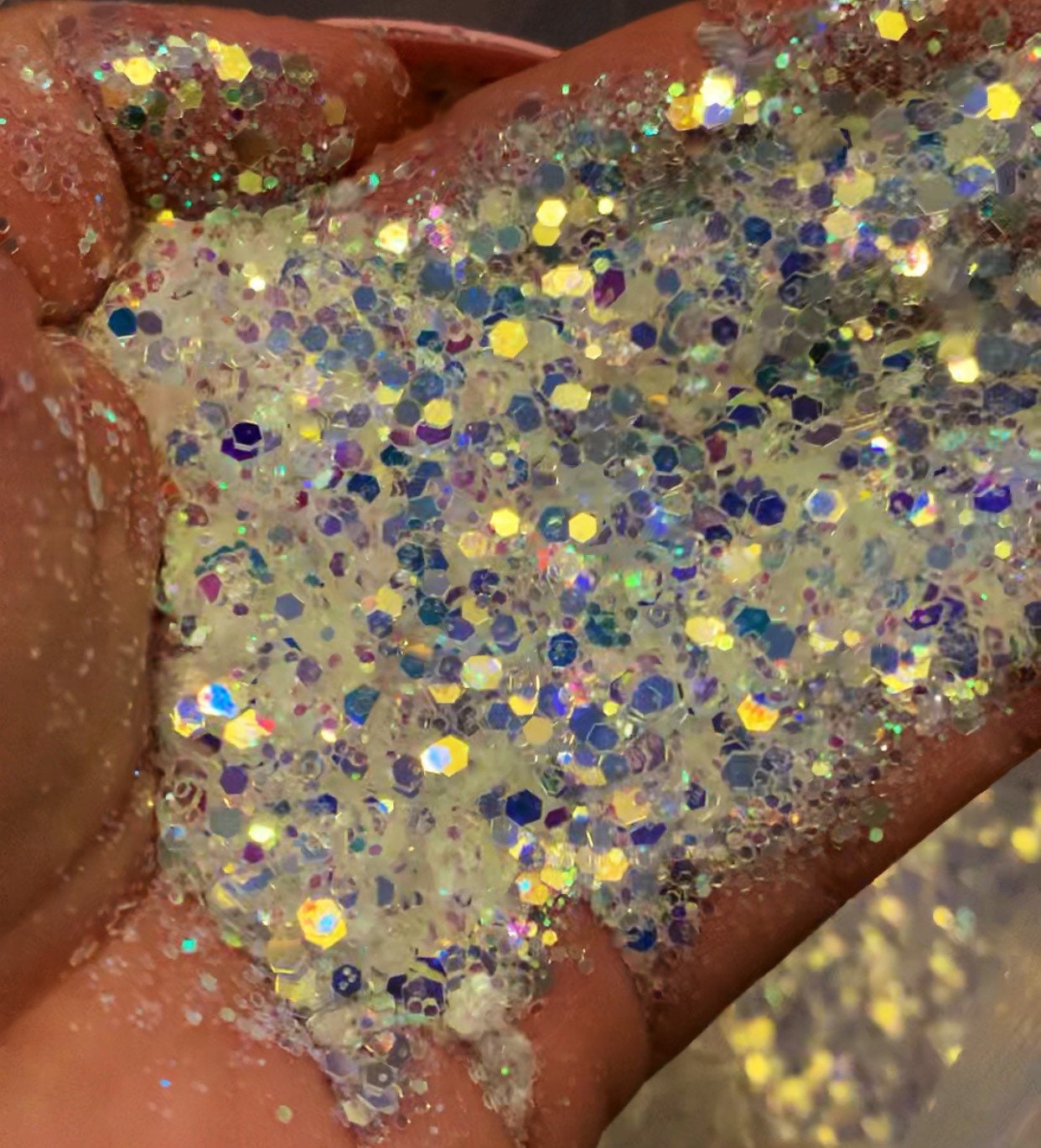 Mirror-like Chunky Mix Glitter Iridescent Enchanted Mirrors - Etsy