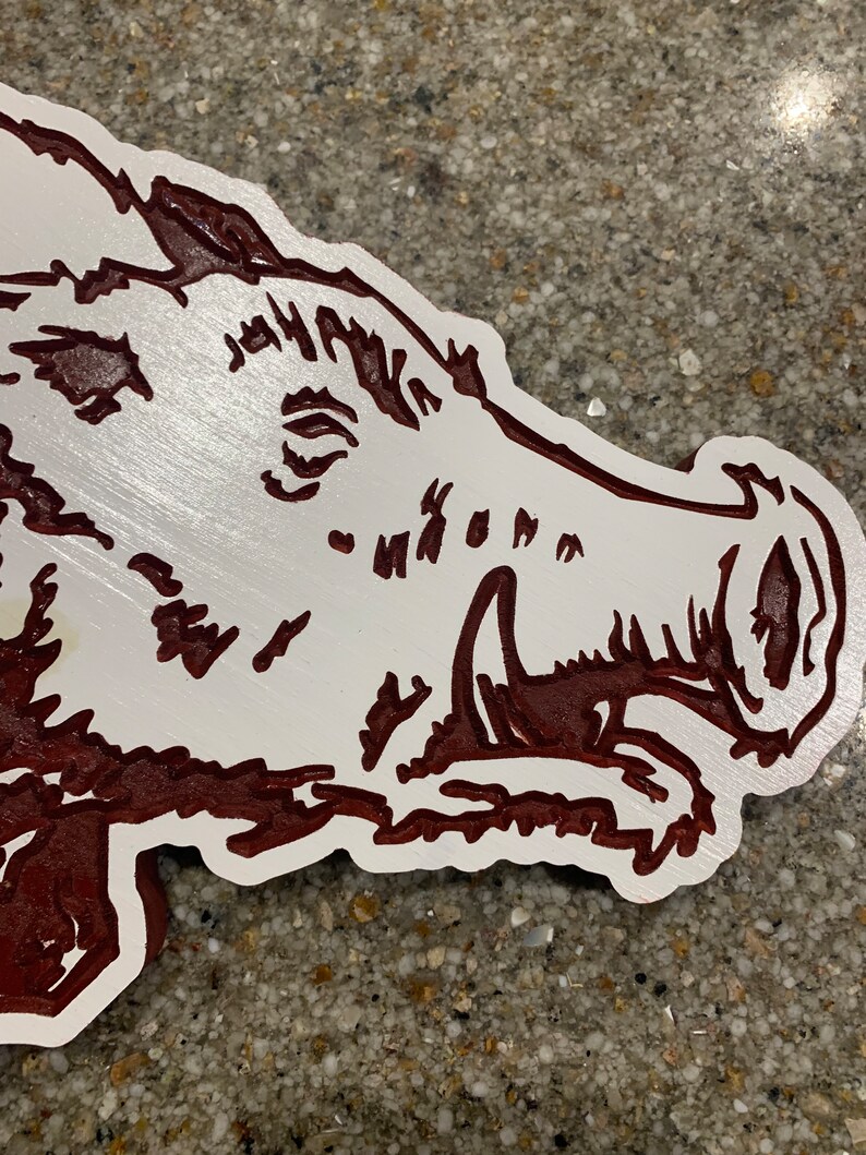 Arkansas Razorbacks Old School Hog Logo - Etsy