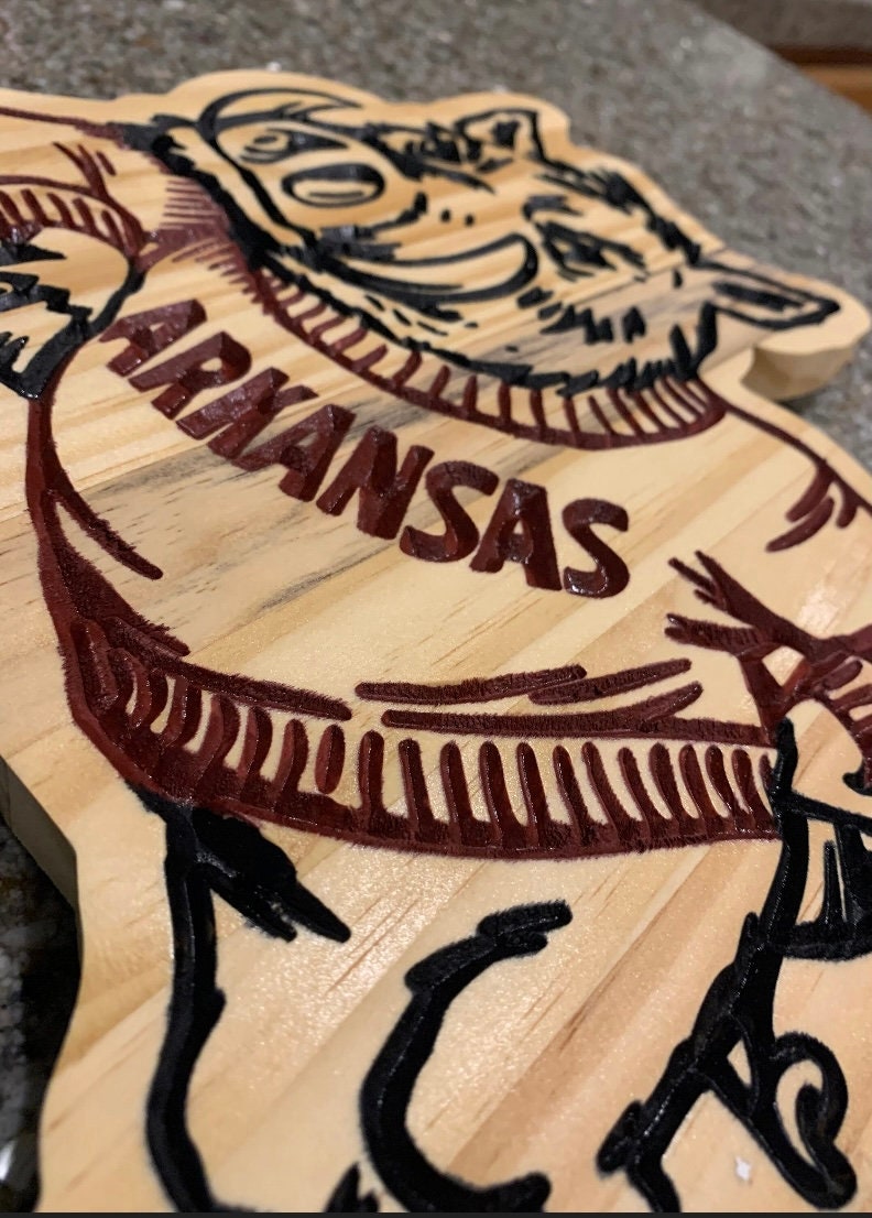 Arkansas Razorbacks Leaning Hog Sign - Etsy